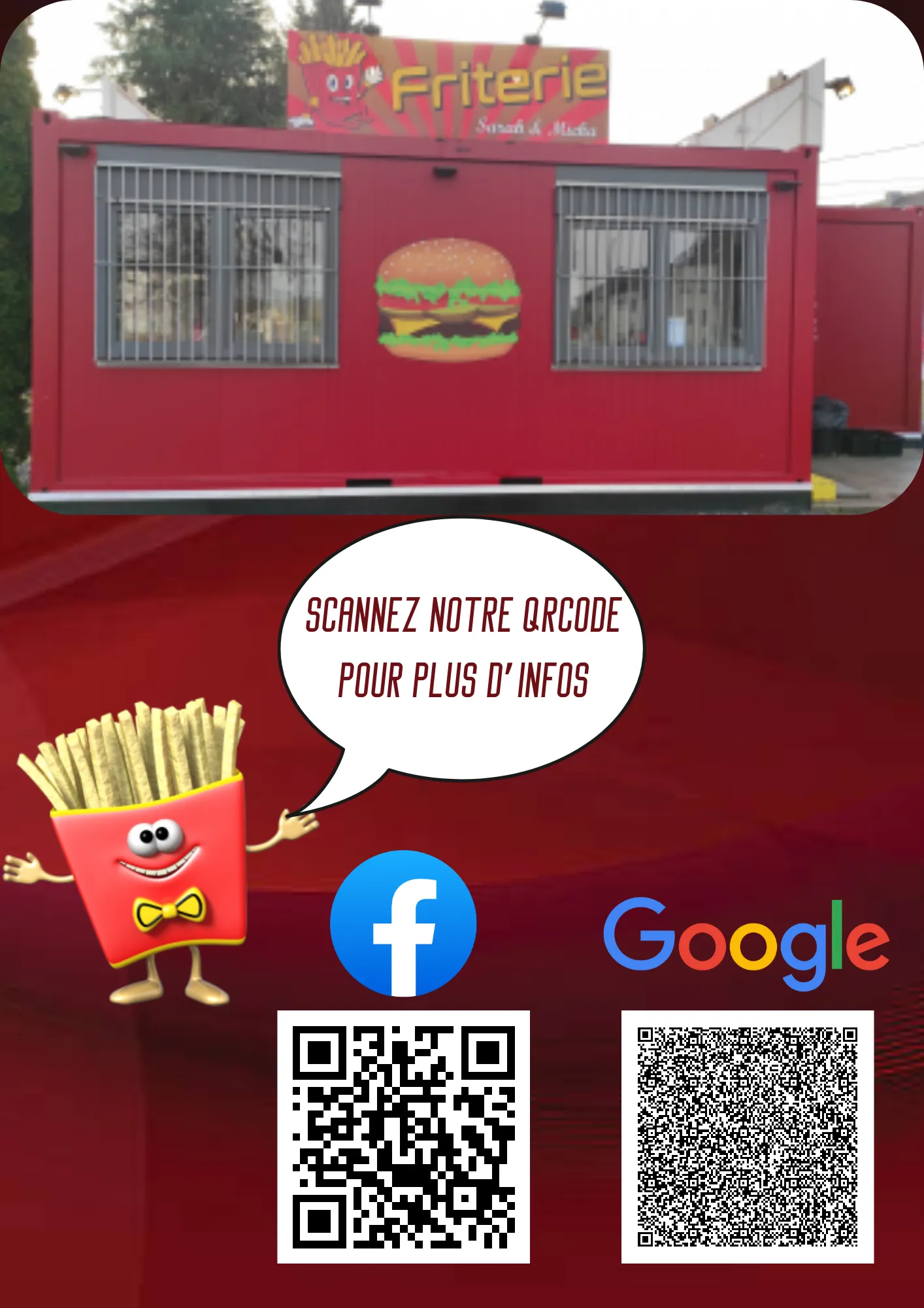 Friterie Sarah et Mika - informations et avis | Les-Friteries